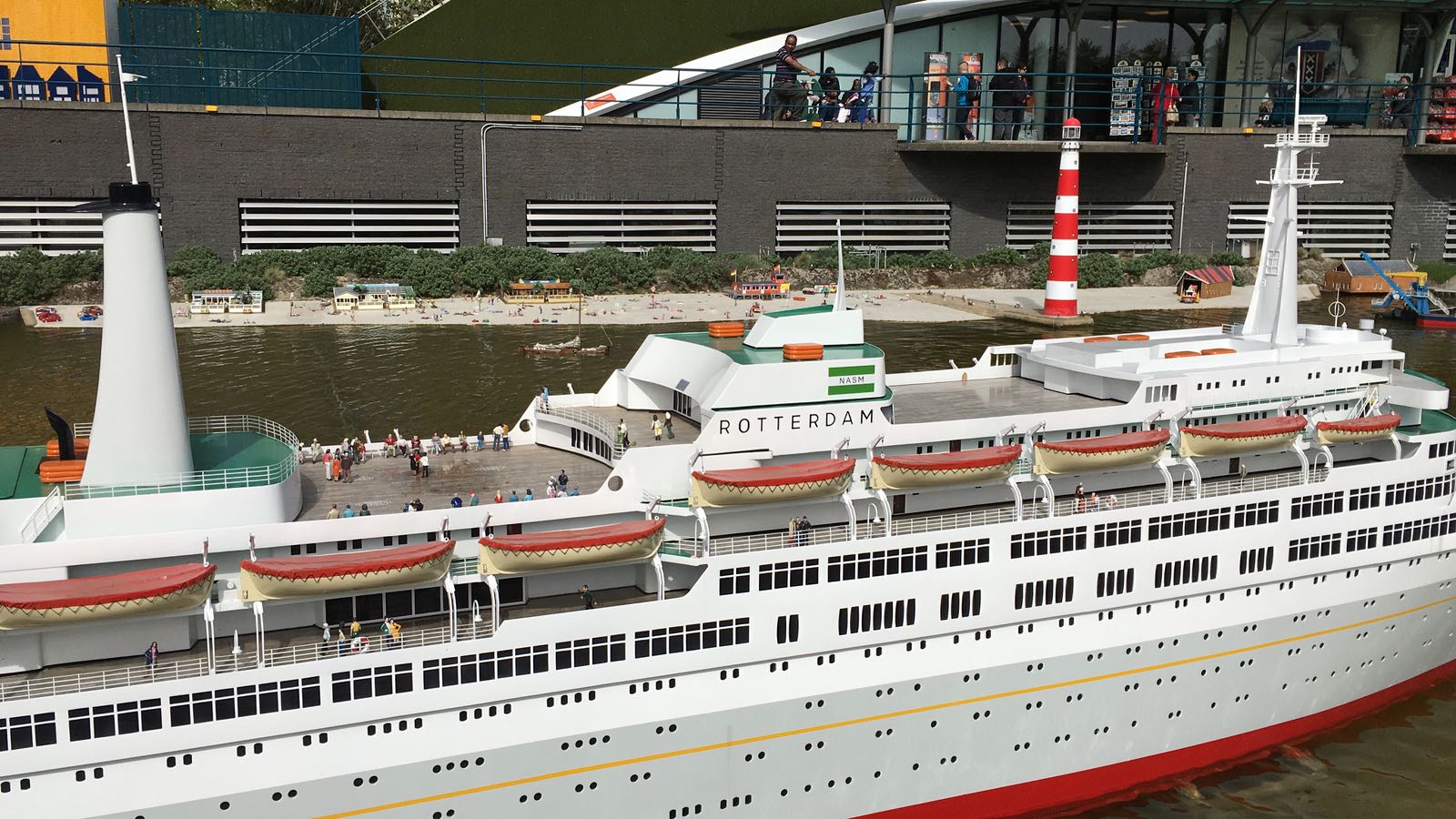 The ss Rotterdam in Madurodam | Friends of steamship Rotterdam